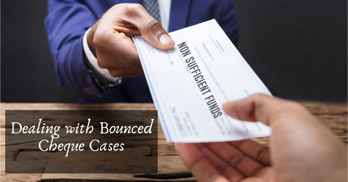 Dealing with Bounced Cheque Cases | FREED Financial Services LLC